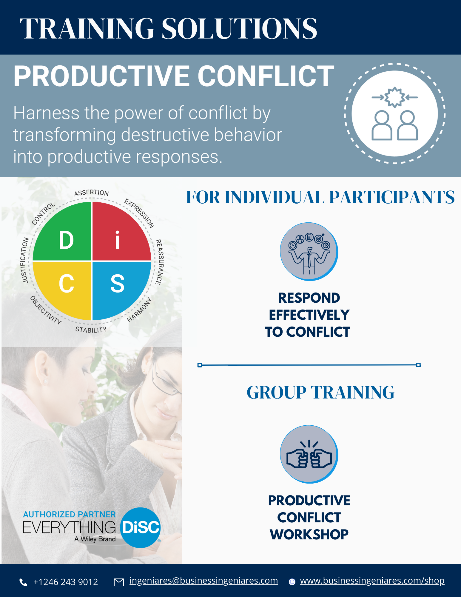 Everything DiSC® Productive Conflict – Business Ingeniares Limited